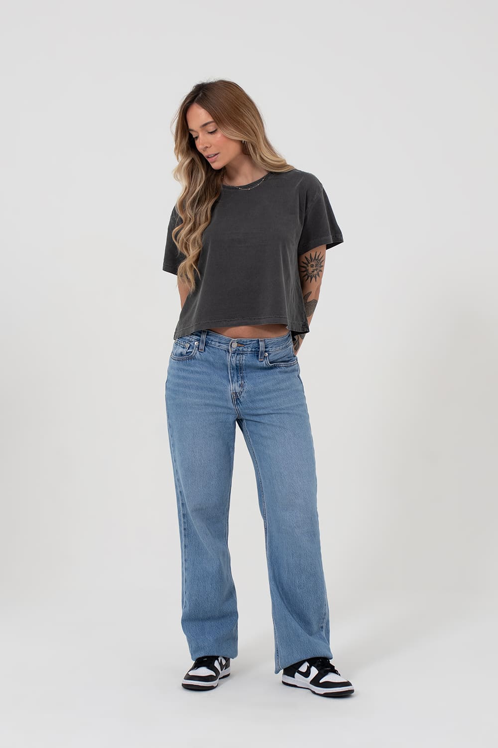Cropped Regular Brunx Ind - Chumbo